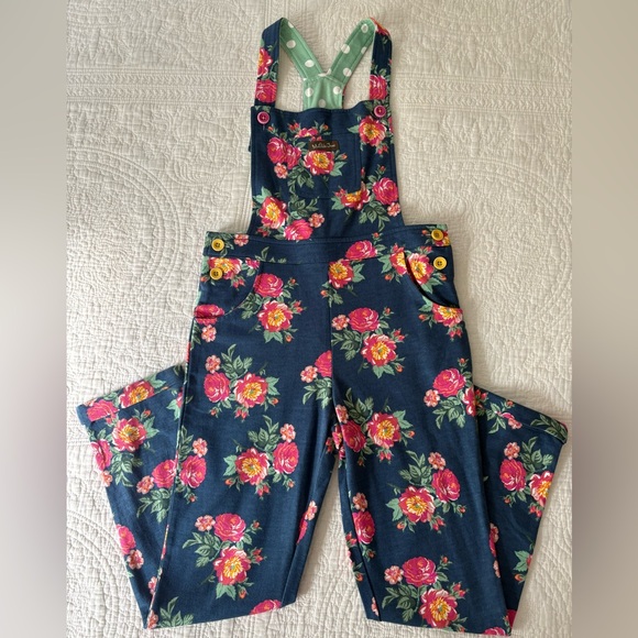 Matilda Jane | Bottoms | Matilda Jane Wildest Dreams Floral Overalls ...
